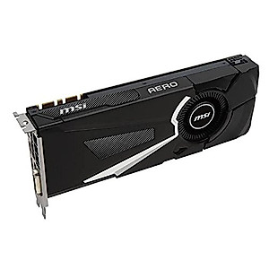 MSI Gaming GeForce GTX 1070 Ti 8GB GDRR5 256-bit HDCP Support DirectX 12 SLI Single Fan VR Ready Graphics Card (GTX 1070 TI AERO 8G)