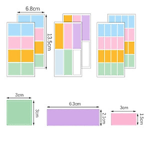 Daycare Bottle Labels Waterproof Name Stickers - 220 Pcs Colorful Self-Adhesive Removable Labels Assorted Size Date Stickers for Baby Kids School Suppliers Mason Jar Bottles Home Storage Containers