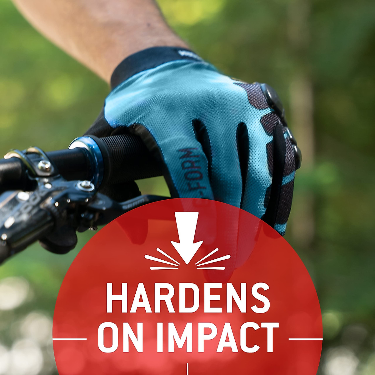 G-Form Sorata Mountain Bike Gloves - Motorcycle & Cycling Gloves for Men & Women - Electric Blue/Black, Adult XS