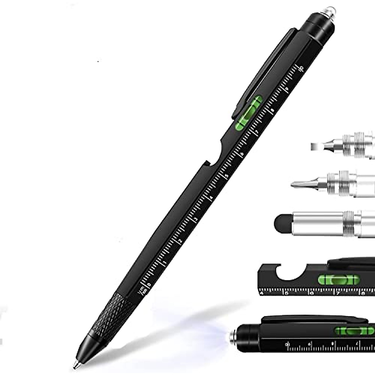 9 in 1 Multitool Pen, Stocking Stuffers Gifts Unique Christmas Birthday Multi Tool Pen for Men Dad Husband Who Have Everything, Cool Gadgets Pocket Multi Tool