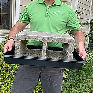 GMS 1020 MEGA Heavy Duty (0.88 Gauge) Microgreen Seed Starting Germination Trays, 10 Pack