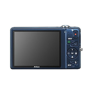 Nikon COOLPIX S5200 Wi-Fi CMOS Digital Camera with 6x Zoom Lens (Blue) (OLD MODEL)