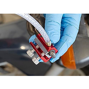 Sealey MS038 Motorcycle Twin-Clamp Cable Oiler, 25mm Length, Red