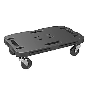 Goplus Moving Dolly, Heavy Duty Furniture Rolling Mover with 4 Wheels for Piano Heavy Items Appliance, Interlocking System, 660 lbs Weight Capacity, 19” x 11” (L x W) (1)