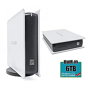 Avolusion PRO-5X Series 6TB USB 3.0 External Hard Drive for WindowsOS Desktop PC/Laptop (White) - 2 Year Warranty