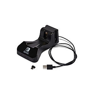 PowerA Controller Charging Base for Nintendo Switch, Black, Wireless Controller charging, Charge, rechargeable battery, Nintendo Switch, Joy-Con Charging, PowerA Wireless Charging
