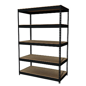 Office Dimensions Riveted Steel Shelving 5-Shelf Unit