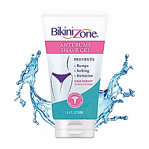 Bikini Zone Anti-Bump Shave Gel for Sensitive Areas, 6.5 Oz, 1 Pack