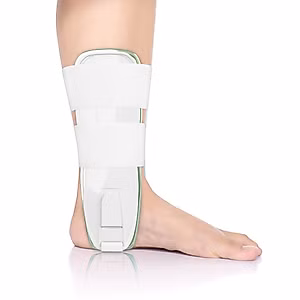 MARS WELLNESS Premium Air Gel Ankle Stirrup Brace - Ankle Brace Stabilizer With Air & Gel Cold Therapy - One Size Fits All - Stabilizing Ankle Splint