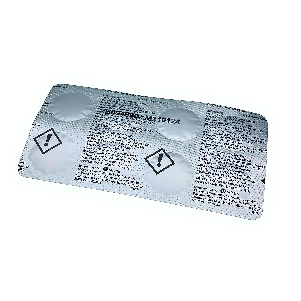 Cino Cleano Espresso Machine Cleaning Tablets, for Breville Espresso Machines, Descaling Tablets for Baristas (Pack of 2, 16 Tablets)