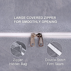 SLIGUY Pregnancy Pillow Cover G Shaped, 57-Inch Replacement Pillowcase, Used for Maternity Pillows, 100% Velvet, Double Zipper Stretch Fabric, Super Soft, Universal Type