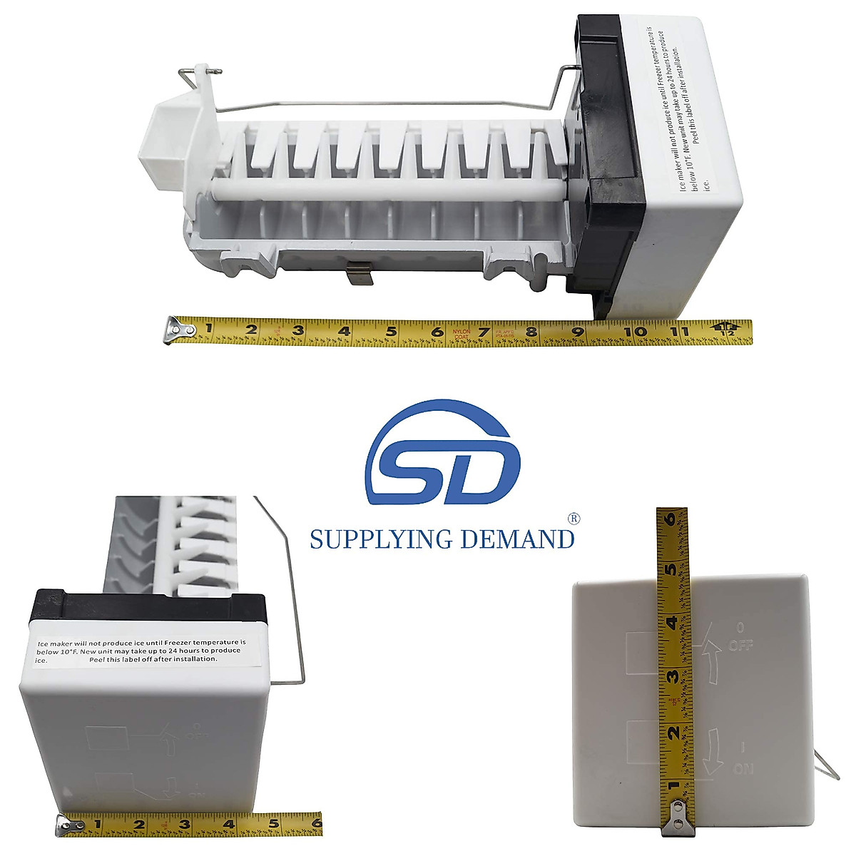 Supplying Demand D7824706Q 10549201 10563707 Refrigerator Ice Maker Replacement Model Specific Not Universal