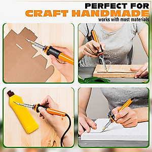 Hot Knife Plastic Cutter Tool Electric Wood Burning Kit - Electric Cutting Tools for Crafts Hot Knife Cutting Tool for Plastic Wood Burning Tool - Electric Hot Knife Cutter Woodburning Tools Xmas Gift