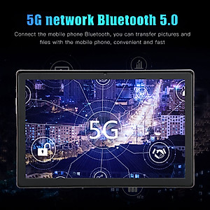 10 Inch Tablet, 100‑240 V Kids Tablet 6 GB 128 GB for Android 11 for Entertainment (US Plug)