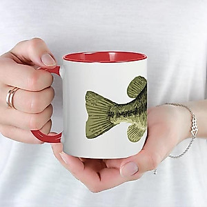 CafePress Largemouth Bass Mug Ceramic Coffee Mug, Tea Cup 11 oz