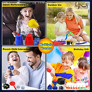 Heyzeibo Magic Set - Magic Tricks Kit With Step-By-Step Instructions for Kids Ages 6-12 - Magic Toy Gifts for Girls and Boys Beginners