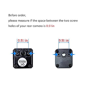 Universal Car Rear View Camera License Plate Bracket,Dash Cam Mirror Camera Kit Rearview Camera Mount Bracket, Backup Camera Reverse Camera Accessories Only Installation Holder for Rear Camera