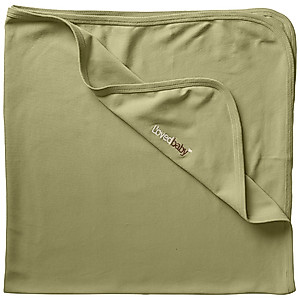 L'ovedbaby unisex baby Unisex-baby Newborn Organic nursery swaddling blankets, Sage, One Size US