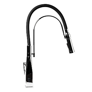 ALFI brand ABKF3023-PC Kitchen Faucet, 20.5"H, Polished Chrome