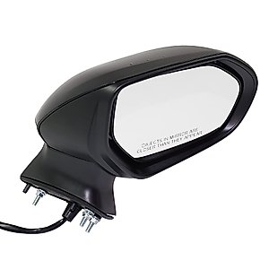 Kool Vue Driver & Passenger Side Power Heated Mirrors for Toyota Camry 2018-2022 With Signal Light; Without Blind Spot Light Paintable Models w/o Side View Camera, North America Built