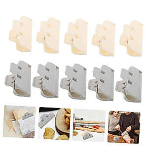 HOMSFOU 20 Pcs Sealing Clip Snack Sealer Clips for Sealing Bags Airtight Food Clip Snack Bags Clips Food Locking Clips Food Bag Clips Magnetic Bag Clip Snacks Heavy Storage Bag Plastic