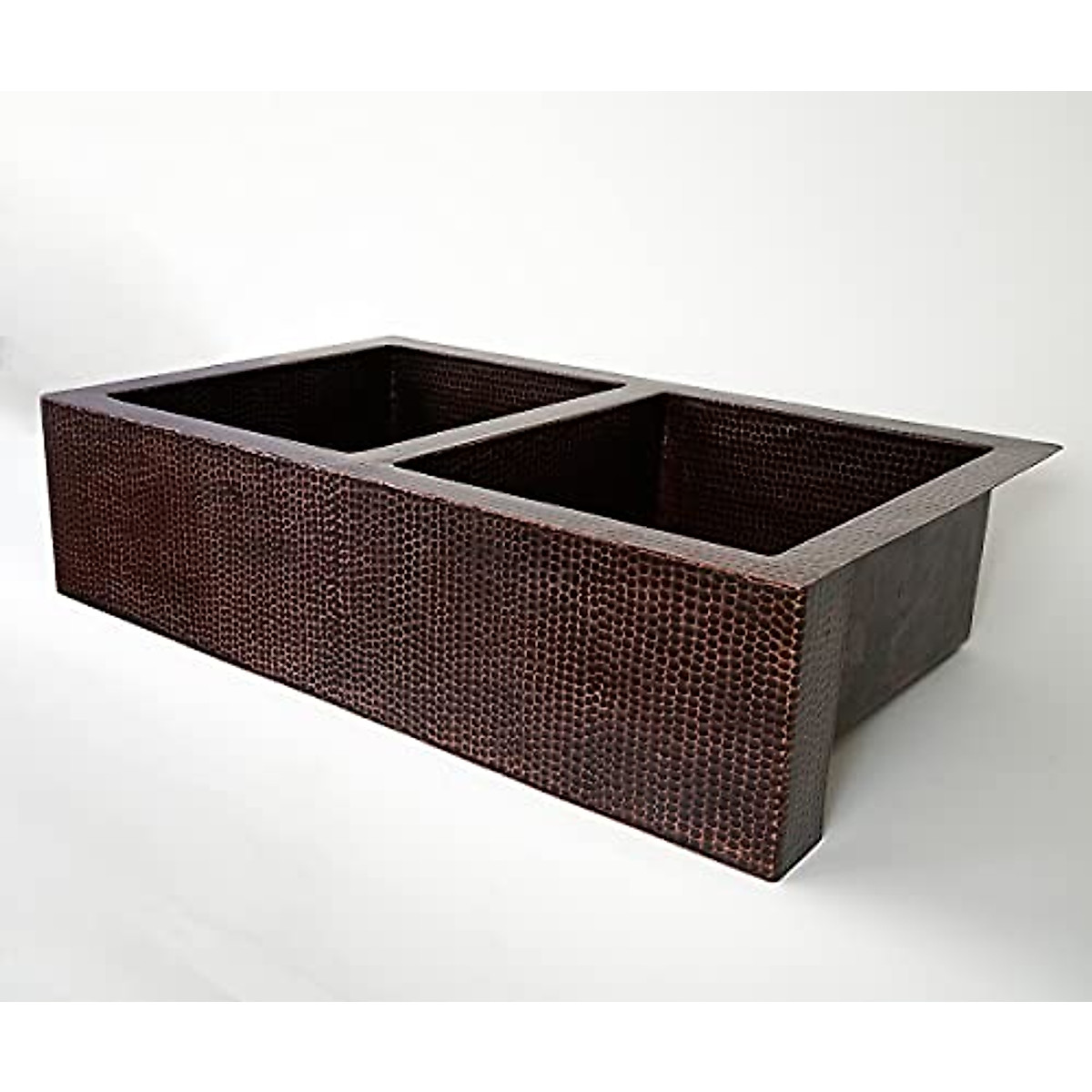 Copper Farmhouse Kitchen Sink 50/50