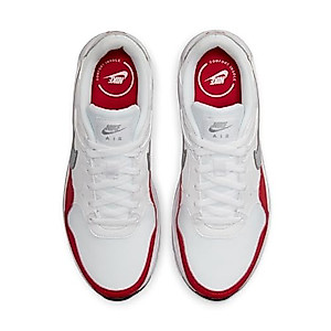 Nike Men's Low-Top Sneakers, White Wolf Grey University Red Black, 11