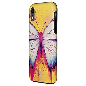 iPhone XR Yellow Butterfly Case