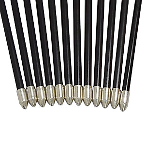 Archery Practice Fiberglass Arrows 28 Inch Target Shooting Safetyglass Recurve Bows Suitable for Youth Children Woman Beginner 6PCS