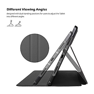 ProCase Tempered Glass Screen Protector Bundle with Slim Stand Case for Galaxy Tab A7 10.4-Inch 2020 Release