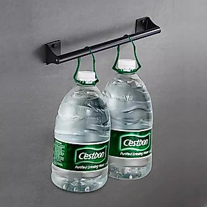 Space Aluminum Grab Bars Heavy Duty Shower Handle Bathroom Balance Bars Grab Bar Hand Rail Support Assist Bath Handles for Handicap Elderly Injury (Color : Black, Size : 40cm)