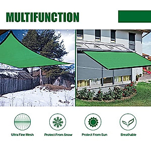 AFLIFLI Sun-Block Shade Cloth Net Mesh Shade for Plant Cover, Greenhouse, Chicken Coop, Plants 10x13FT