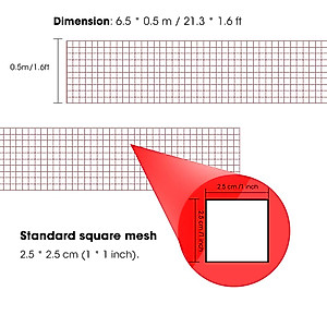 Luqeeg Portable Badminton Net - Outdoor Volleyball Net for Backyard and Beach, Professional Tennis Net for Tennis, Soccer Tennis, Kids Volleyball - 6.5x0.5m(Red)