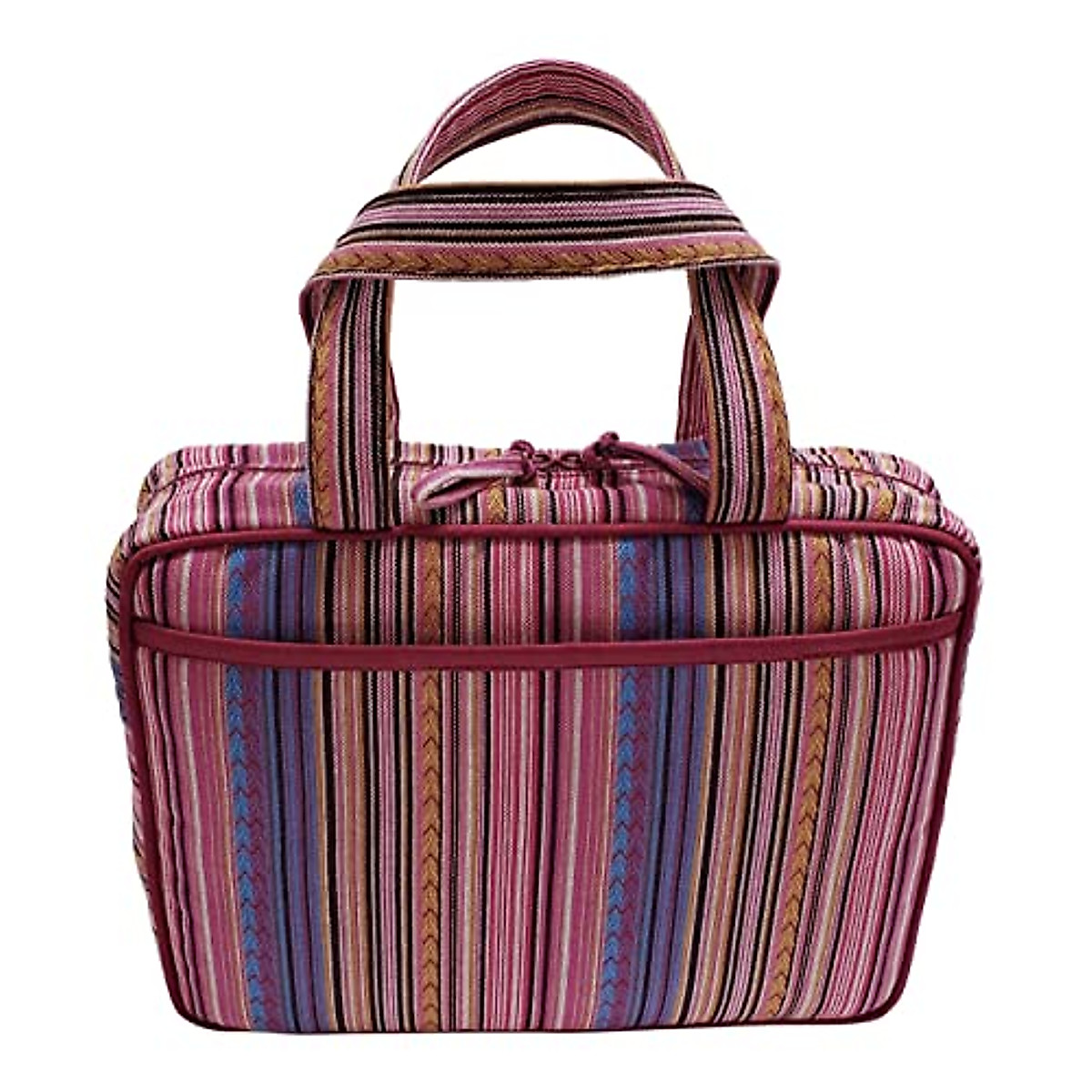 Shenaini Bible Covers for Men, Women – Ladies, Men’s Bible Cases in Medium, Large, Extra Large Sizes - Chic Bible Covers with Pockets, Handles & Zipper (Wild Plum, Extra Large)