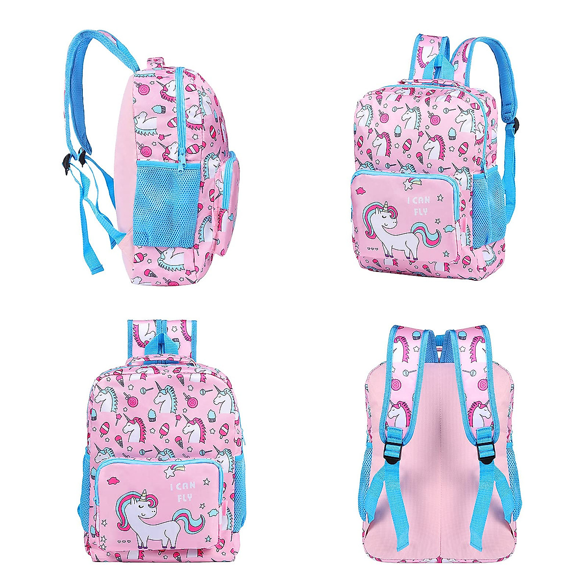 Backpack for Boys Girls, Toddler, Kids, Teen, School Bookbag For Elementary Kindergarten Student, Preschool Children (Unicorn)