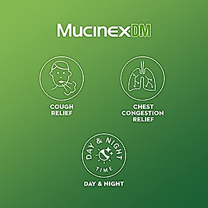 Maximum Strength Mucinex Fast-Max DM Max Liquid, 6 fl. oz. Controls Cough, Relieves Chest Congestion, Thins & Loosens Mucus(Packaging may vary)