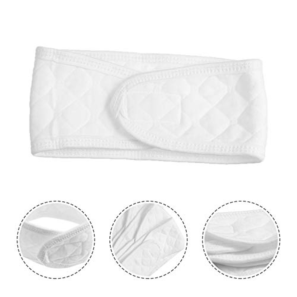HEALLILY Cotton Umbilical Protective Bands Baby Navel Belts Infant Belly Bands 10Pcs (White)