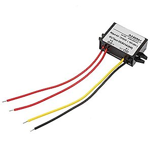 Waterproof Voltage Power AC 12V 24V to 5V DC Buck Converter Voltage Regulator Power Module for Car Step Down Converter (1A)