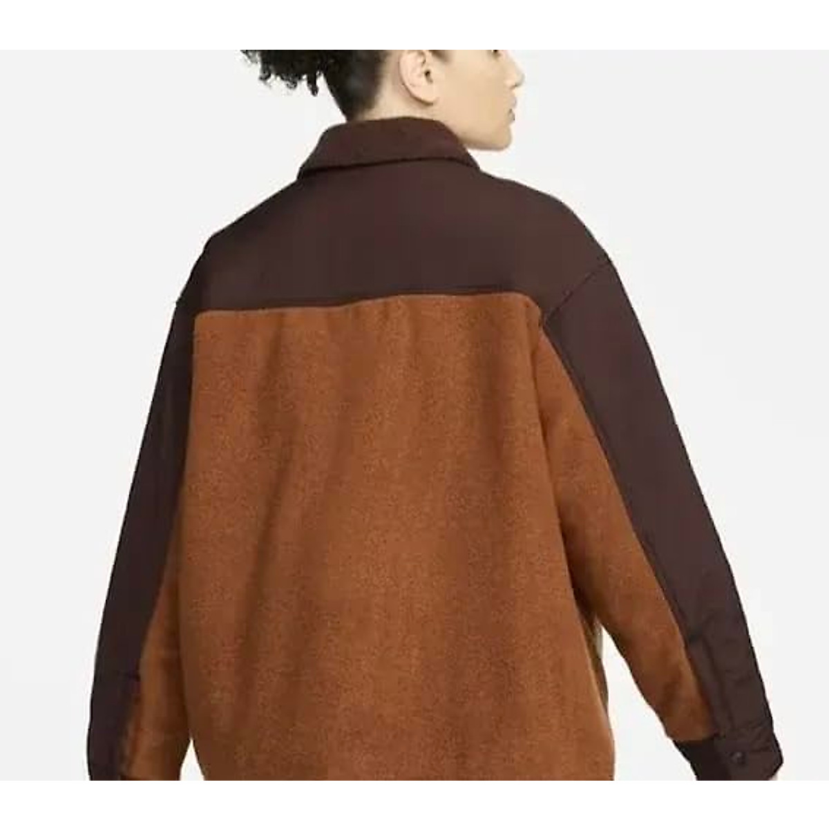 Jordan WOMEN'S COZY GIRL JACKET, PECAN/BROWN BASALT/BLACK/BROWN BASALT, MEDIUM