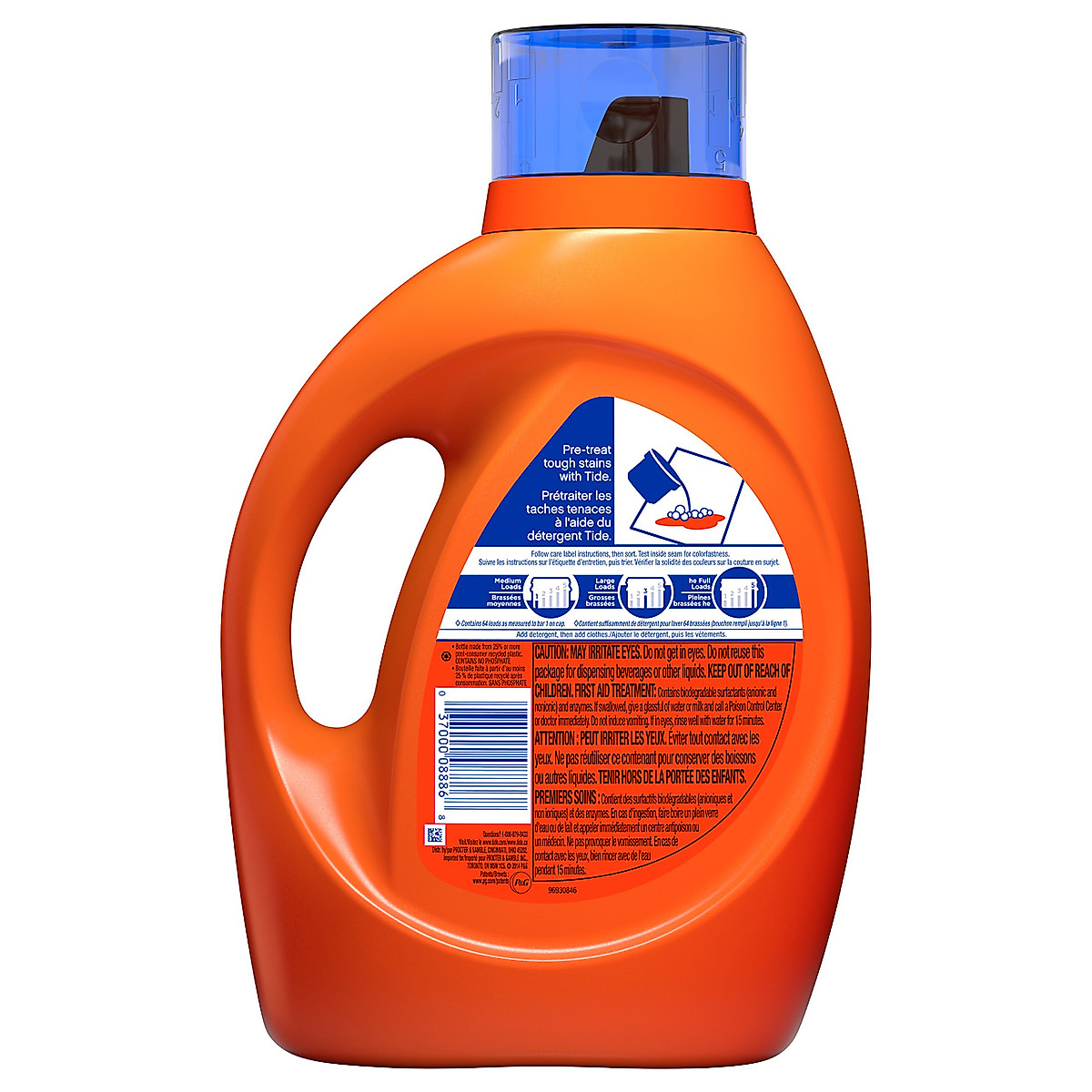 Tide Liquid Laundry Detergent, Original, 64 loads