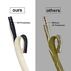 Air Jade 164Ft Water Drain Hose, 5/8" ID Universal Fit Ductless Mini Split Air Conditioner Heat Pump Systems, Mini Split Drain Line Pipe