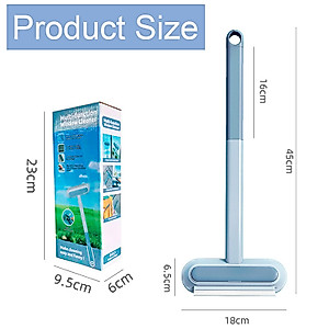 Multifunctional Cleaner Brush Pet Hair Remover, Upgrade 4 In1 Pet Hair Remover Tool, Dog and Cat Fur Cleaning Brush Pet Hair Removal Broom for Clothes, Windows, Sofa, Furniture and Carpet (1)