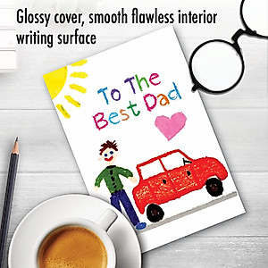 NobleWorks Birthday Father Greeting Card with 5 x 7 Inch Envelope (1 Card) DadLove You Daddy-Car C10308JBFG