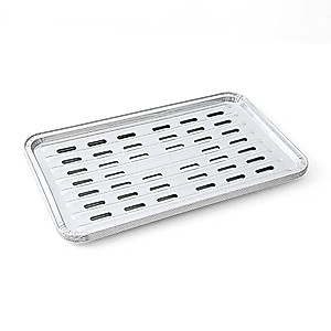 Kingsford® Heavy Duty Aluminum Grilling Foil Liners, 4ct | 14.75” x 9” Foil Grill Liners for Grilling, Cooking, And Steaming | Kingsford® Extra Tough Grilling Accessories