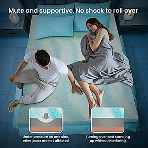 BedsPick 3 Inch Twin XL Memory Foam Mattress Topper,Memory Foam Dorm XLong Single Mattress Pad Twin Extra Long Gel Infused Mattress Topper for College Dorm