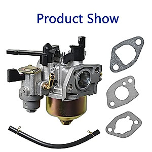 Silscvtt 16100-ZH8-W61 Carburetor Replacement for Honda GX140 GX160 GX168 GX200 5HP 5.5HP 6.5HP Engine 16100-ZH8-W51 16100-ZE1-825 for WT20X Pumps HS522 HS55 HS521 Snow Blower