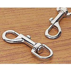 PENTA ANGEL 4Pcs Dog Leash Clasp Heavy Duty Snap Hooks Clips Pet Leashes Key Chain with Spring Buckle for Linking Pet Collar (4 PCS)