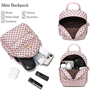 HIYOLALA Mini Backpack for Girls Convertible Small Backpack Purse for Women