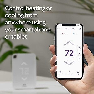 Mysa Smart Thermostat for Mini-Split Heat Pumps and AC | for Ductless Heat Pumps, Window Units or Portable Air Conditioners, Control Remotely with Smartphone or Tablet, Energy Saving, Easy Setup