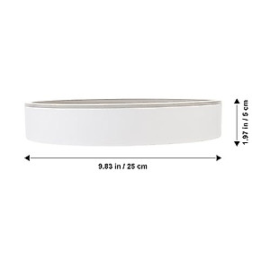 Cabilock Bathroom Storage Tray Rotating Condiment Rack Kitchen Seasoning Holder Skin Care Product Holder Round Spice Jar Organizer Tray Makeup Organizer pp Refrigerator to Rotate Turntable